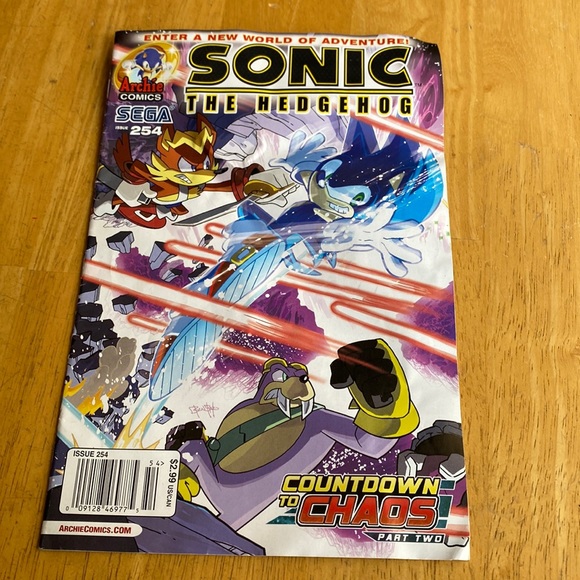 RedCircleComics | Office | Sonic The Hedgehog Comic Book 254 December ...
